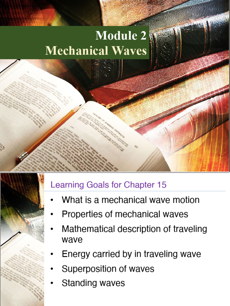 Understanding Mechanical Waves Basics | PDF | Waves | Sound