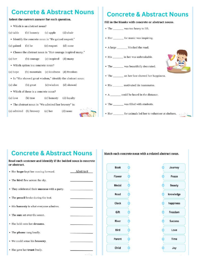 Abstract Noun | PDF