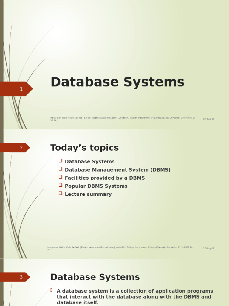 02 Database Systems | PDF | Databases | Sql
