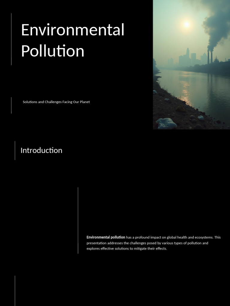 Environmental Pollution 2 | PDF | Climate Change Mitigation | Pollution