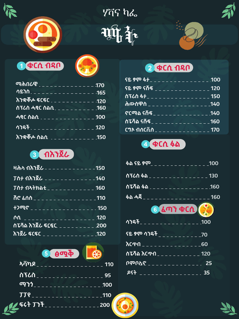 Menu | PDF