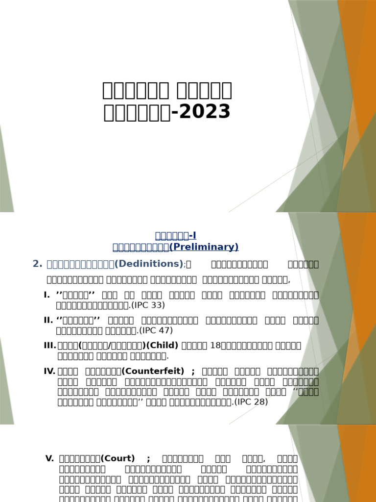 BNS 2023 | PDF