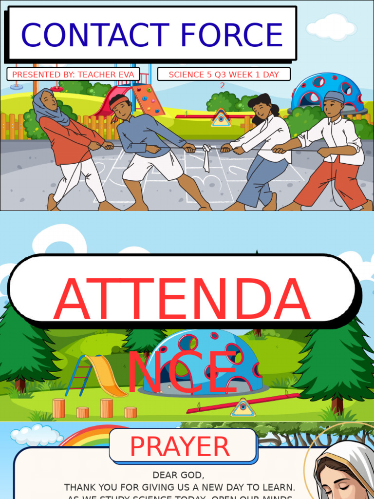Science 5 Q3 Week 1 Day 2 | PDF | Force