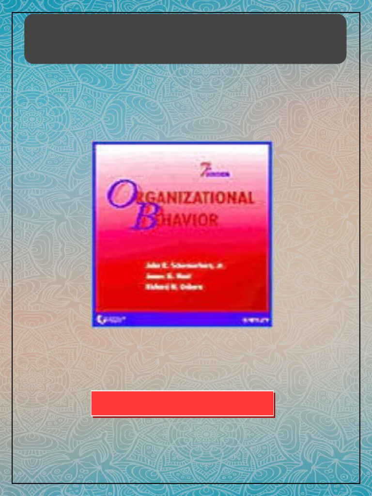 Organizational Behavior 2002 publication 7th Edition Edition ...