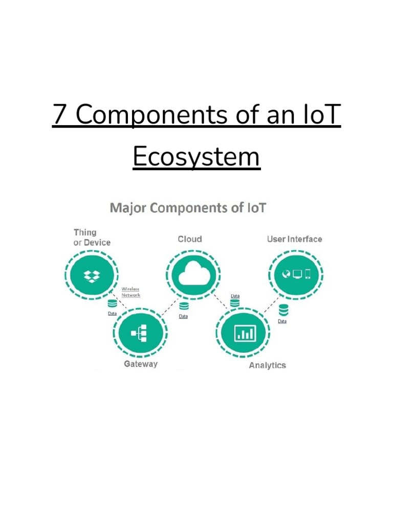 7 Components of An IoT Ecosystem | PDF | Internet Of Things | Computer ...