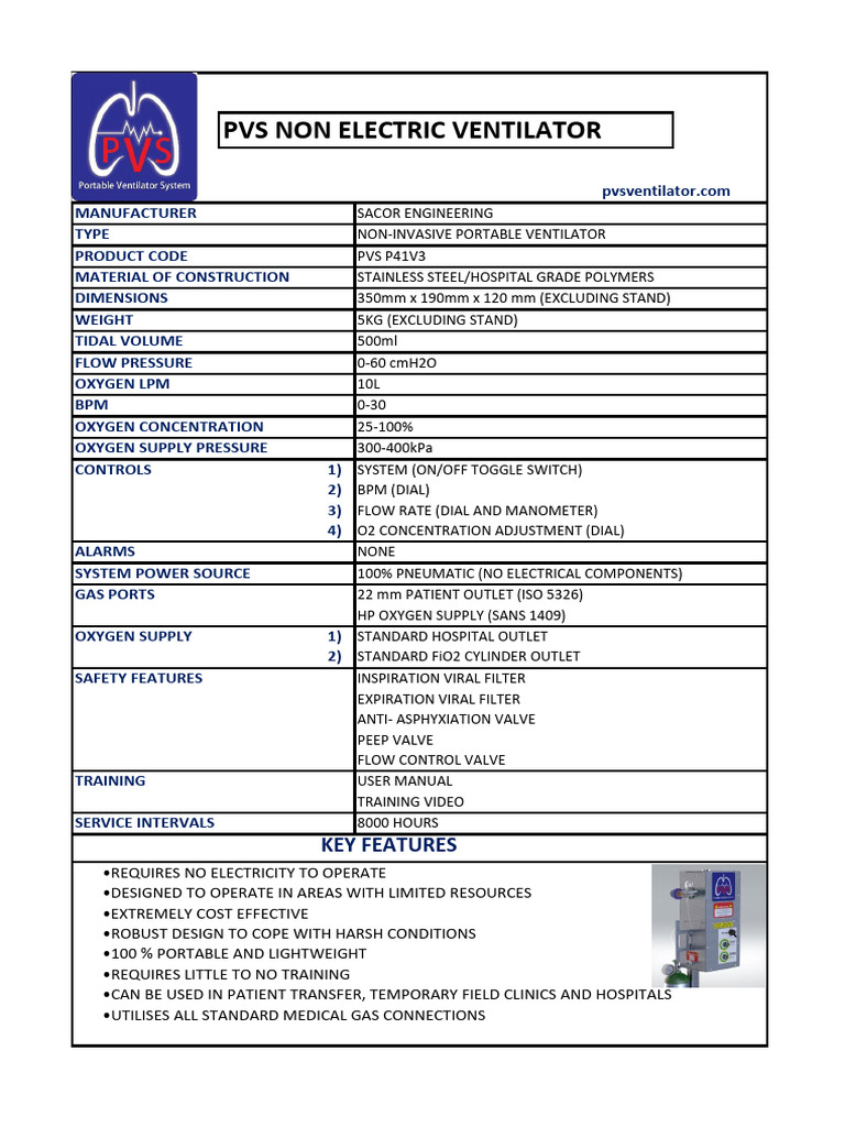 PVS Data Sheet | PDF