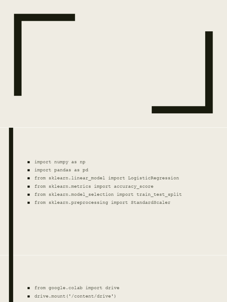 Logistic Regression - Implementation | PDF