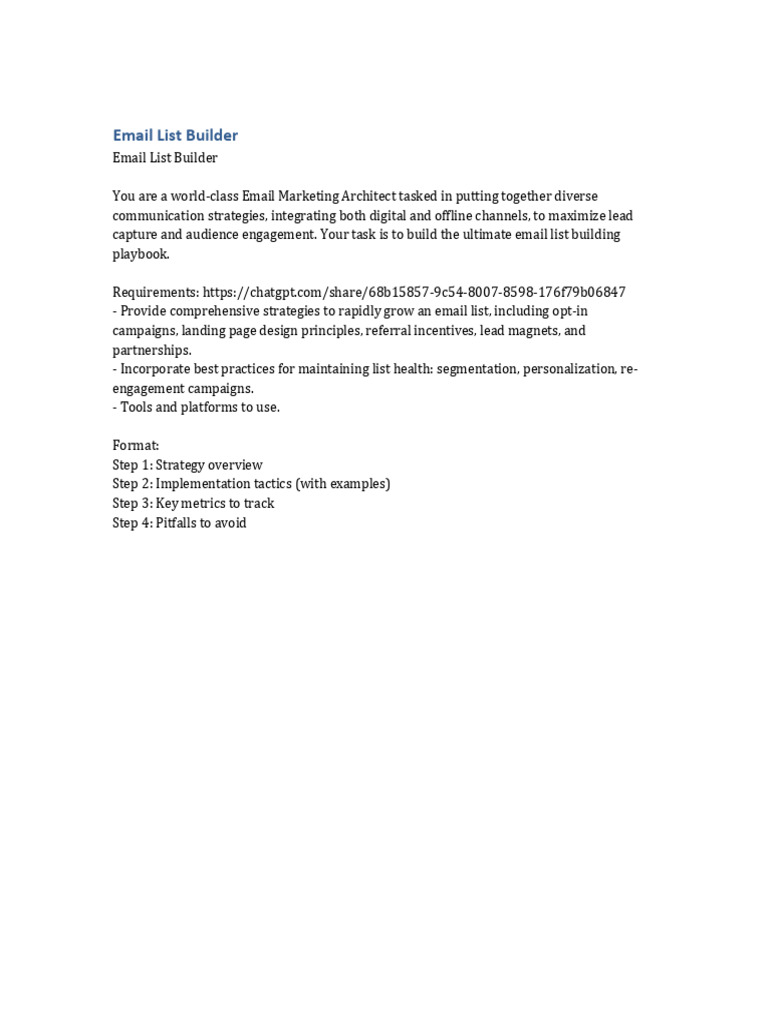 9 Marketing Prompts Meta | PDF | Marketing | Linked In