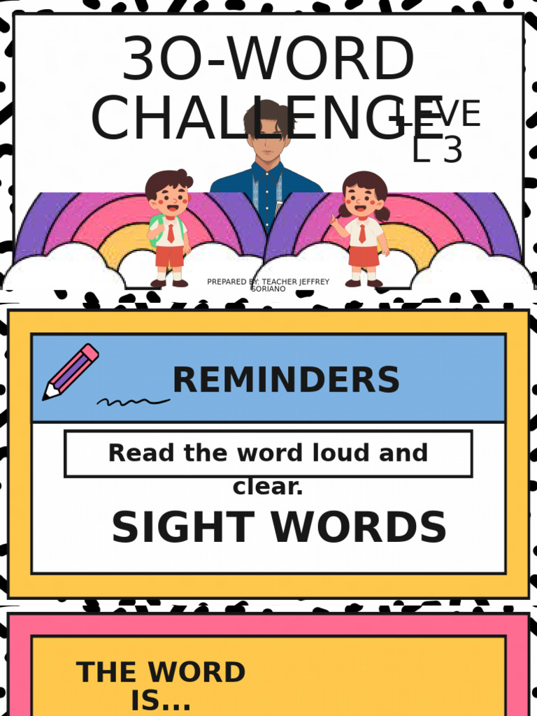 Word Challenge Grade 4 | PDF