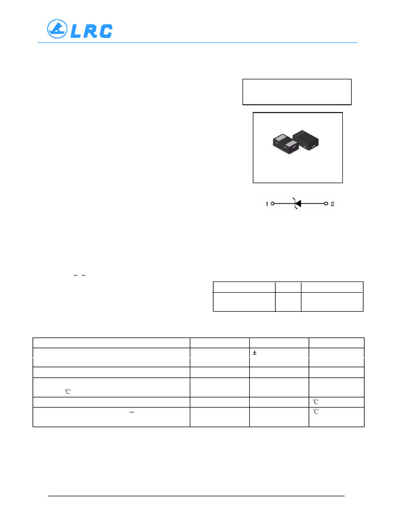 Lesd8ll5.0t5g Lrc | PDF | Electrostatic Discharge | Diode