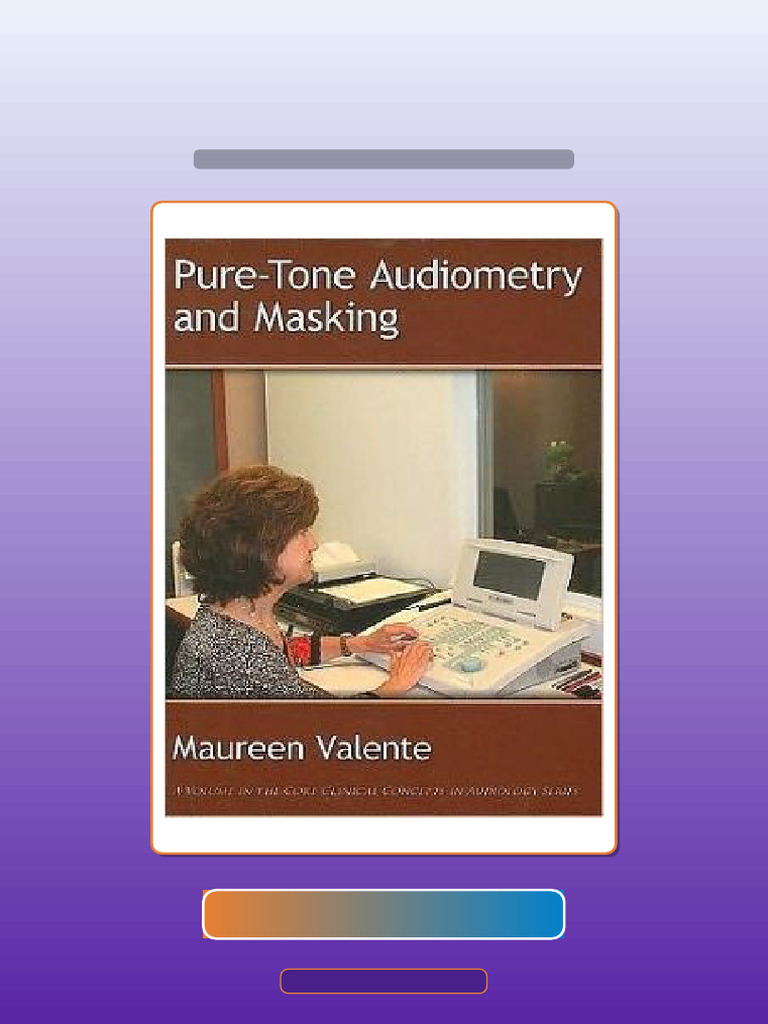 PureTone Audiometry and Masking eBook and TestBank Bundle Exam Prep ...