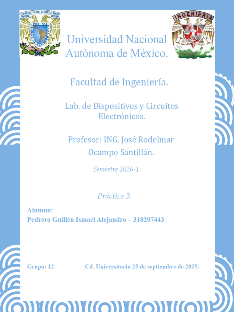 Práctica3_Dispos_Pedrero | PDF | Rectificador | Diodo
