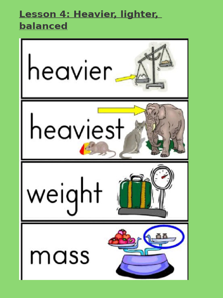 Mass and Measurement | PDF