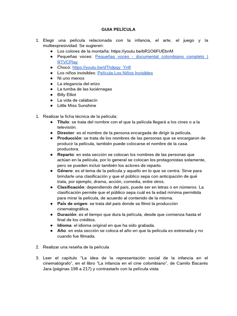 Guia Película | PDF