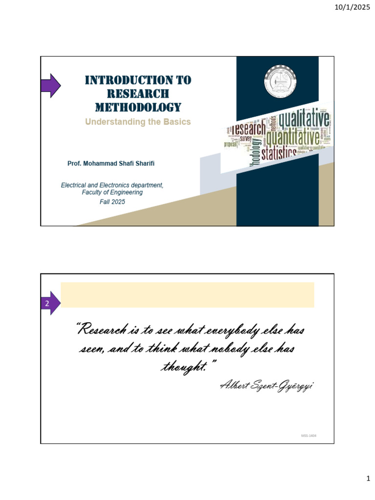 Research Methodology Basics Guide | PDF | Sampling (Statistics ...