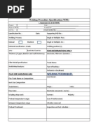 Welder Qualification Record Template
