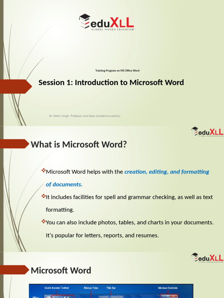 Session on MS Office Word_NPC051224 | PDF | Paragraph | Microsoft Word