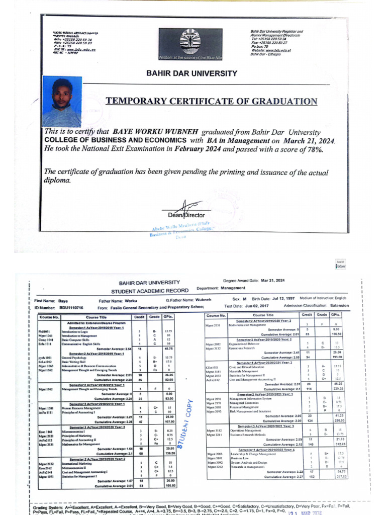 Baye Worku | PDF