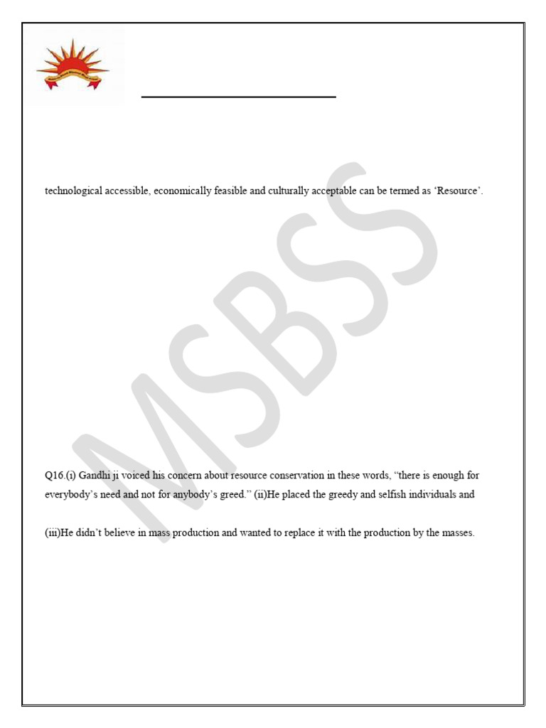 Geo.Ch.1 Answer Key | PDF | Soil | Environmental Degradation