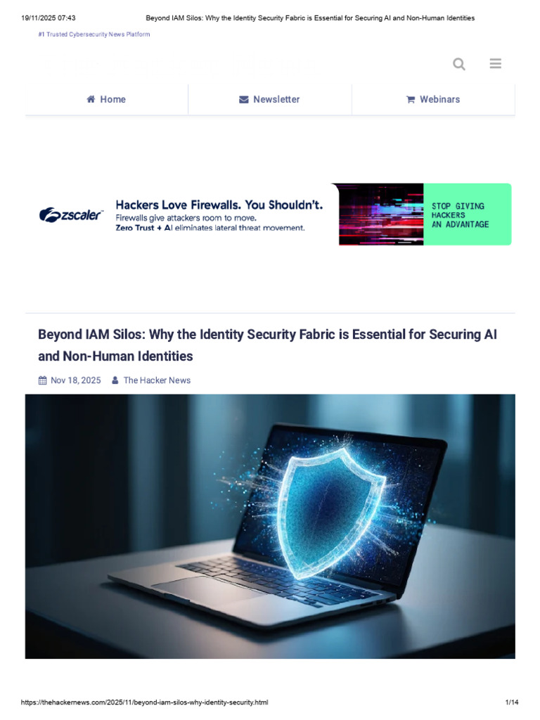 Beyond IAM Silos_ Why the Identity Security Fabric is Essential for ...