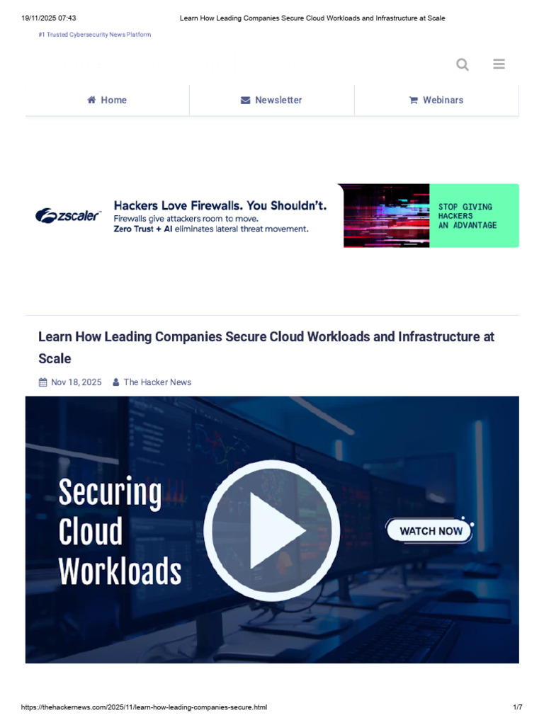Learn How Leading Companies Secure Cloud Workloads and Infrastructure ...