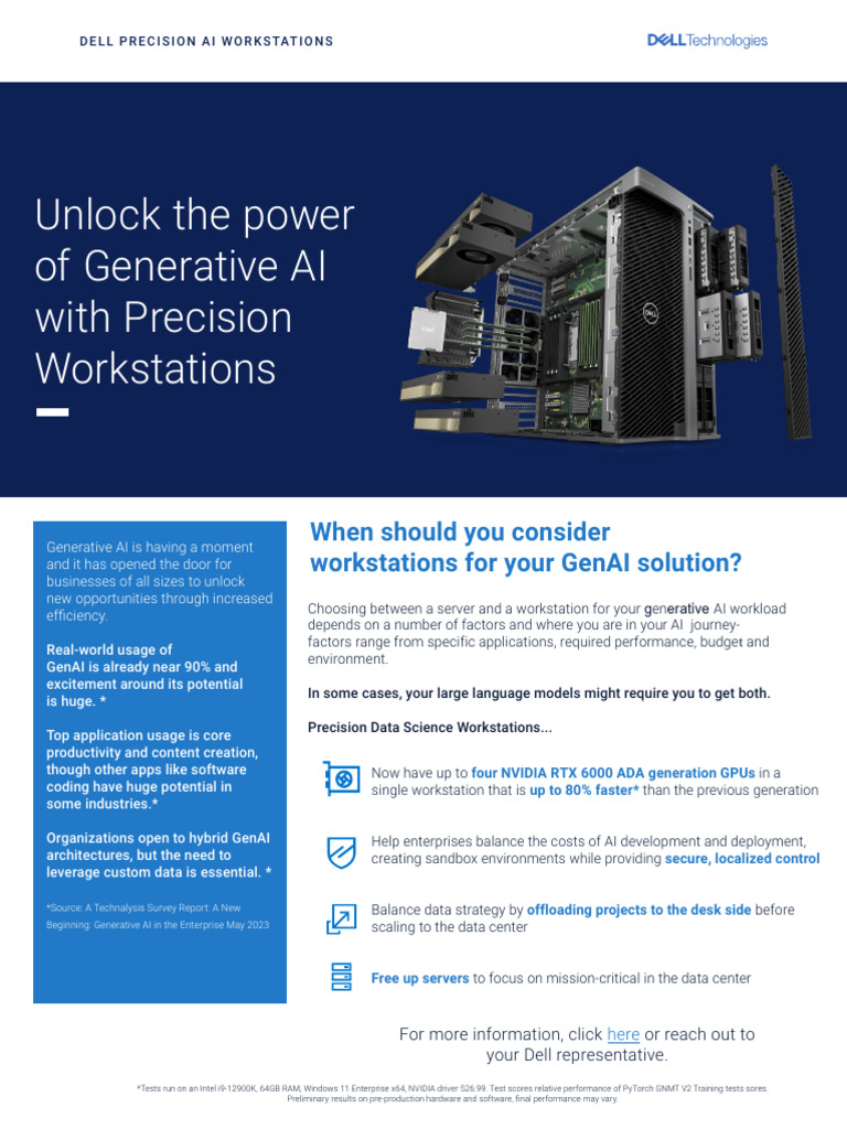 Unlock The Power of Genai With Precision Workstations | PDF ...