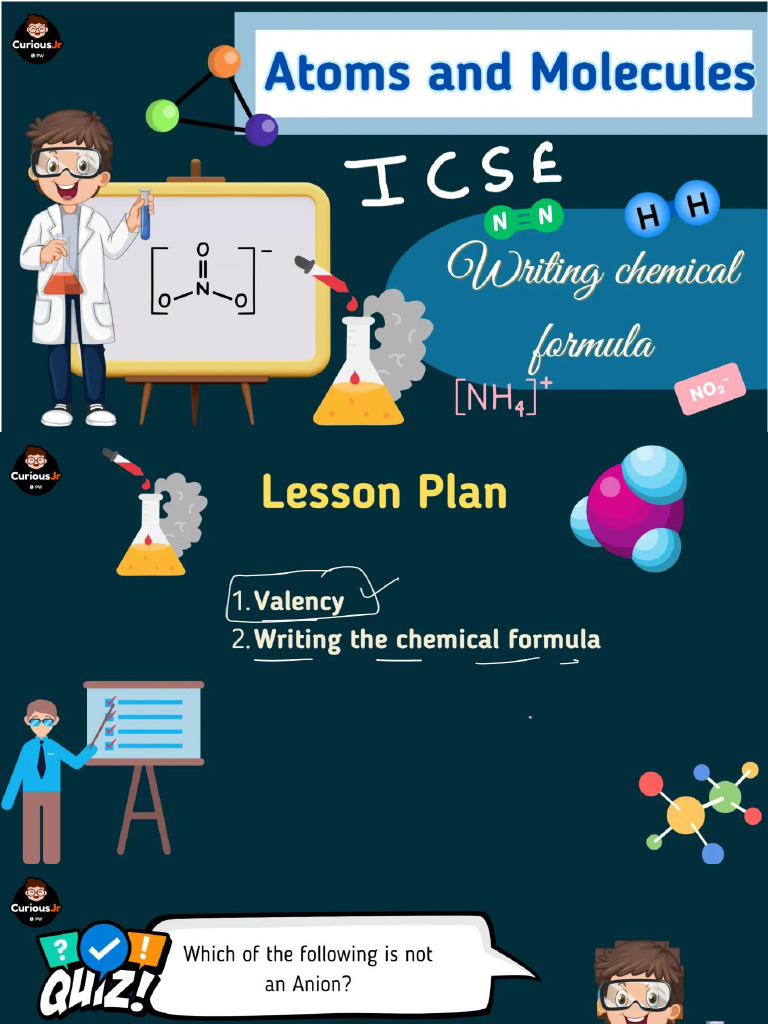 Writing Chemical Formula | PDF
