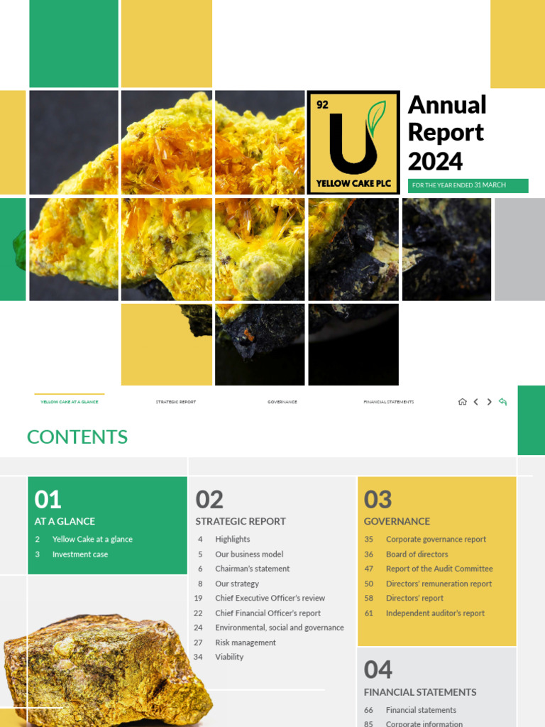 Yellow Cake COMBO Front and AFS Interactive | PDF | Nuclear Power | Prices