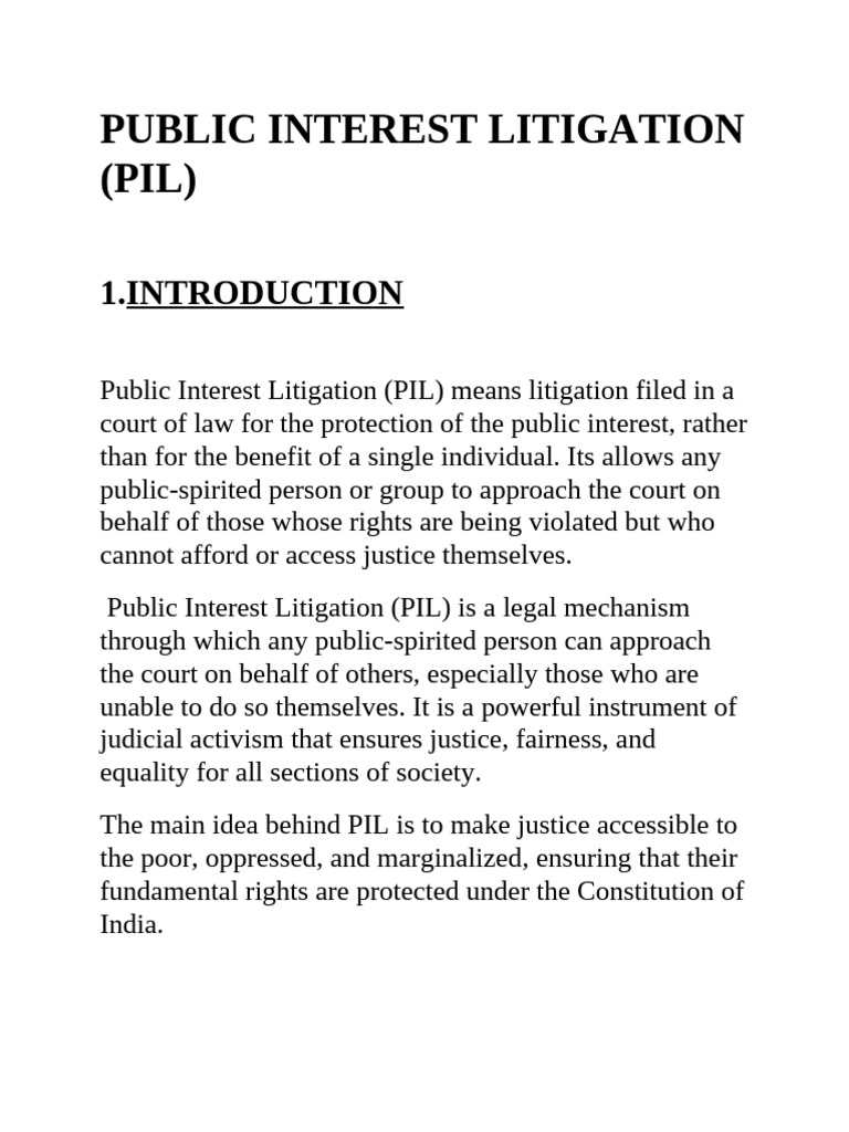 Environment PIL2 | PDF | Justice | Crime & Violence