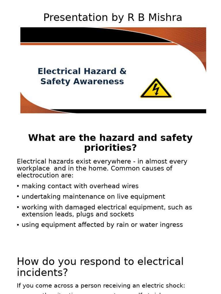 Electrical Hazard Safety Awareness Guide | PDF | Insulator (Electricity ...