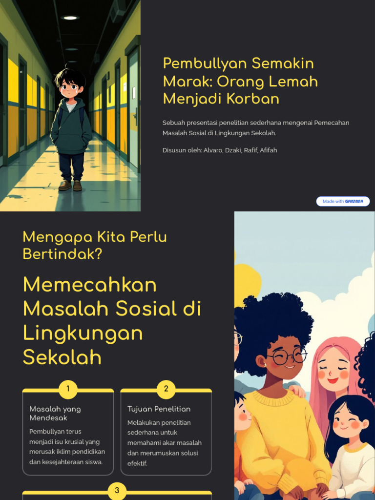 Pembullyan Semakin Marak: Orang Lemah Menjadi Korban | PDF