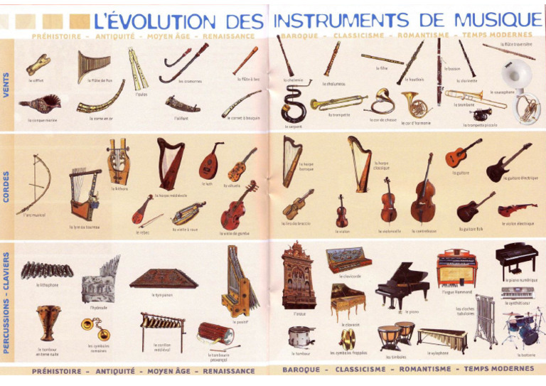 Evolution Des Instruments de Musique | PDF
