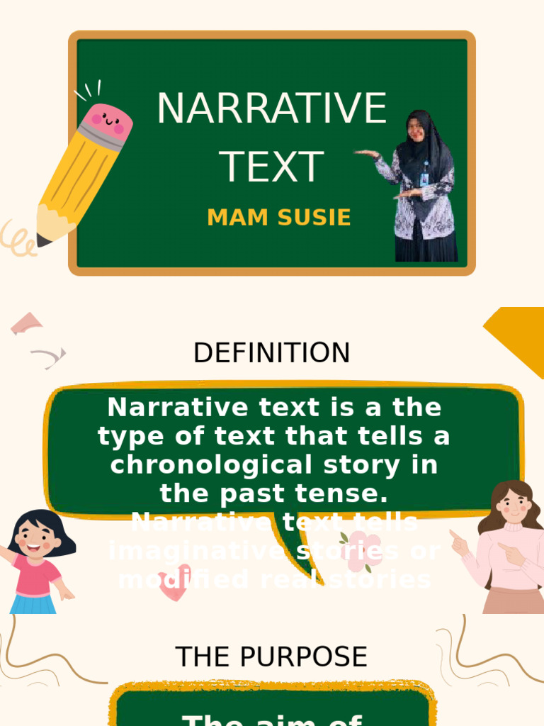 Narative Text Floral White Green - Susie | PDF