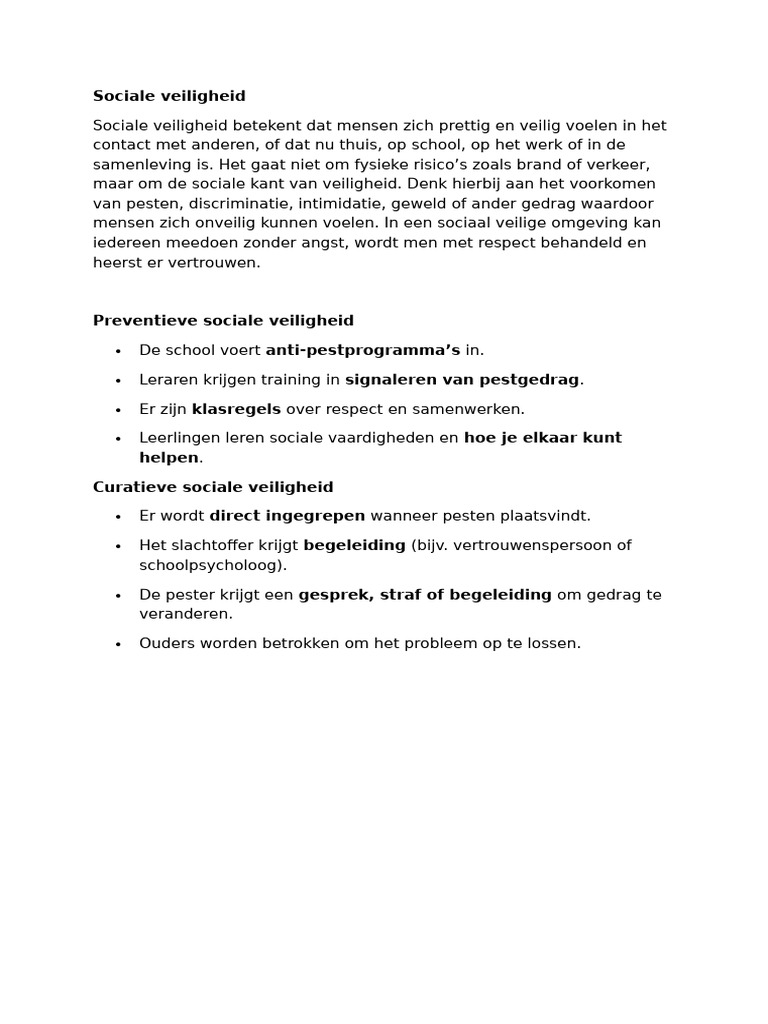 Sociale Veiligheid | PDF