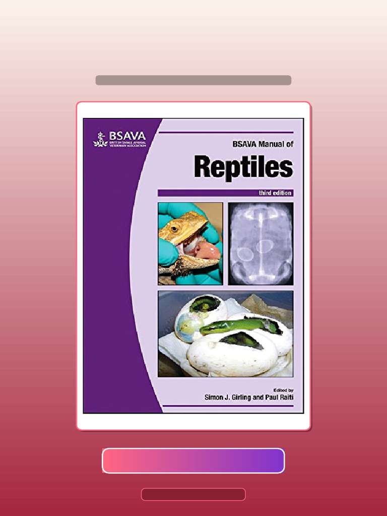 Answers For BSAVA Manual of Reptiles 3rd Edition BSAVA British Small ...