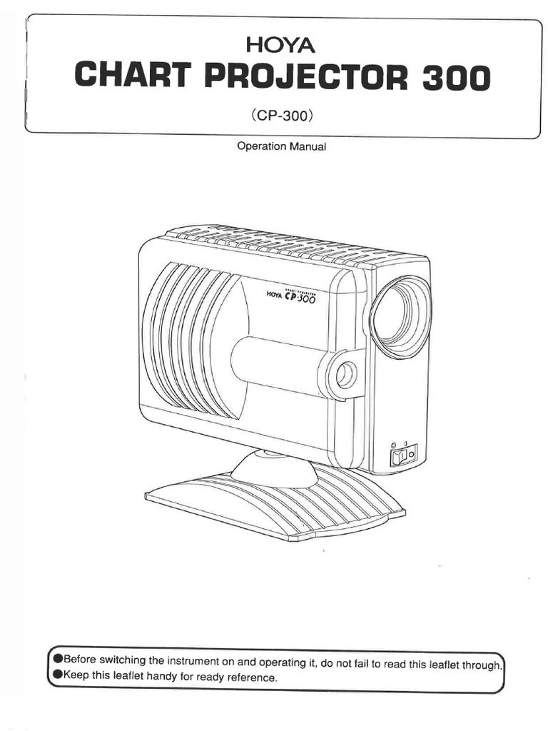 CP-300 Operation Manual | PDF | Visual Acuity | Light