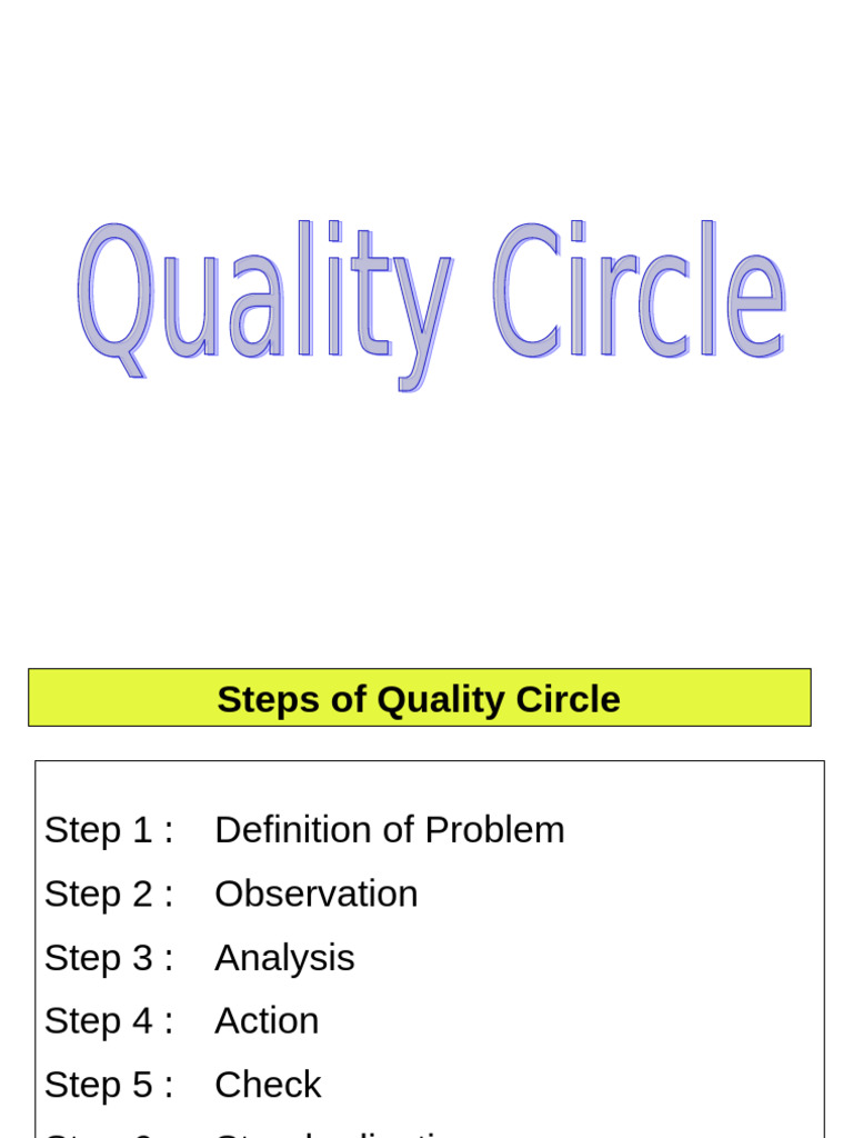 QC Steps | PDF