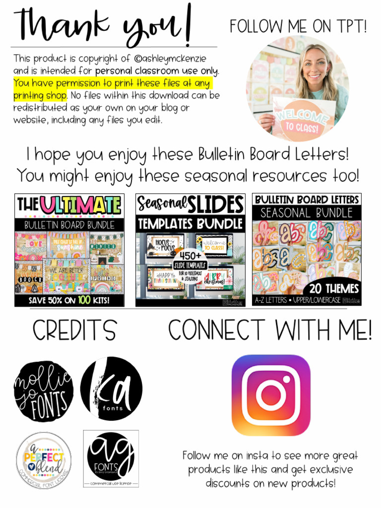 START HERE - Free Seasonal Bulletin Board Letters Printing Tips | PDF