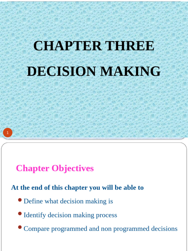 Understanding Decision Making in Management | PDF | Decision Making ...