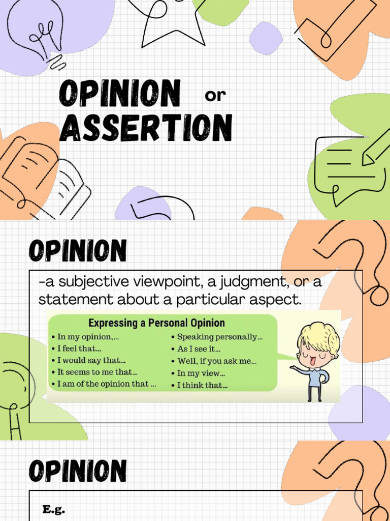 Opinion Assertion Claims-Of-fact Value Policy | PDF