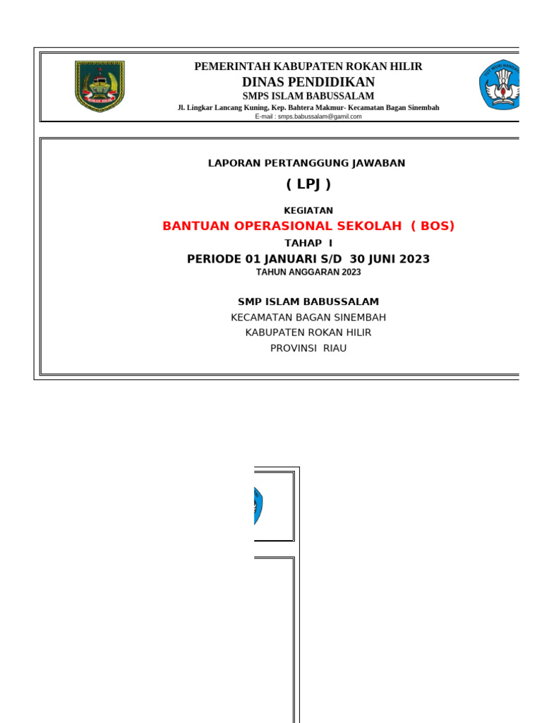 Sampul Spj Bos | PDF