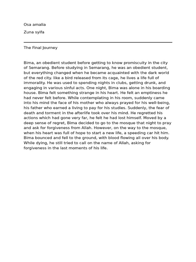 Drama Osa & Zuna | PDF