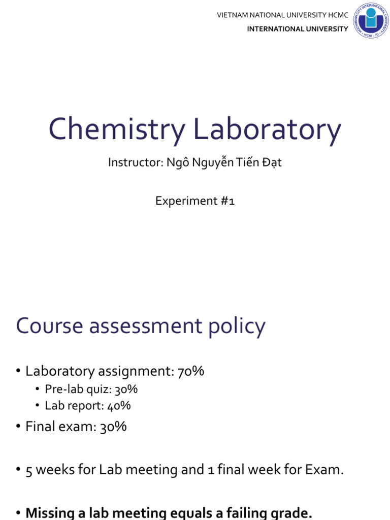 ChemLab EXP 1 | PDF | Chemistry