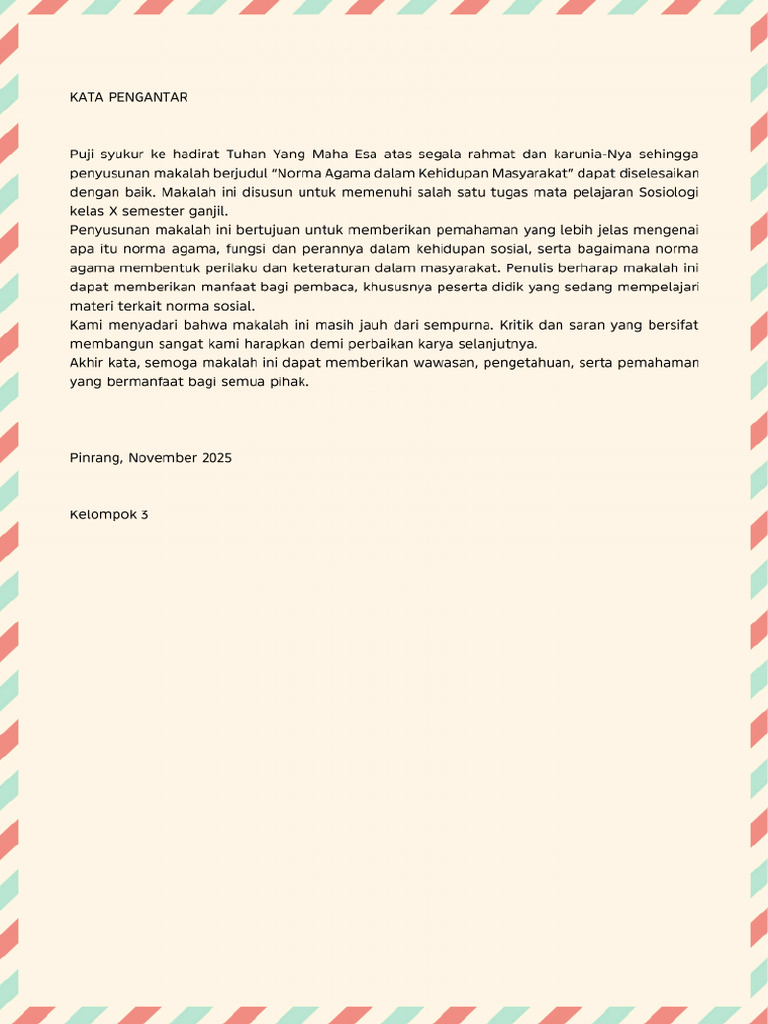 Simple Letter Paper For Students-WPS Office | PDF