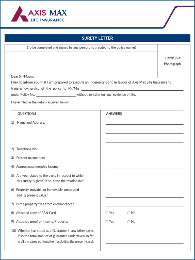Surety Letter 1 New 26 - 251111 - 152916-12 | PDF | Surety | Business Law