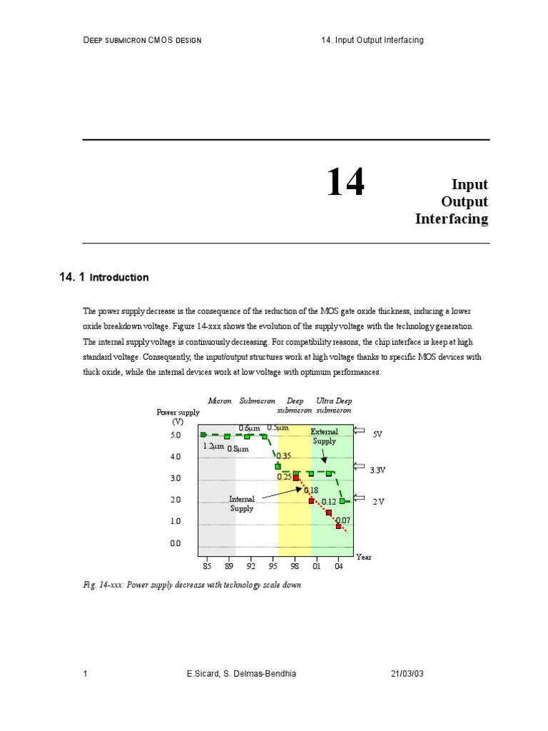 Input Output Interfacing | PDF | Mosfet | Cmos