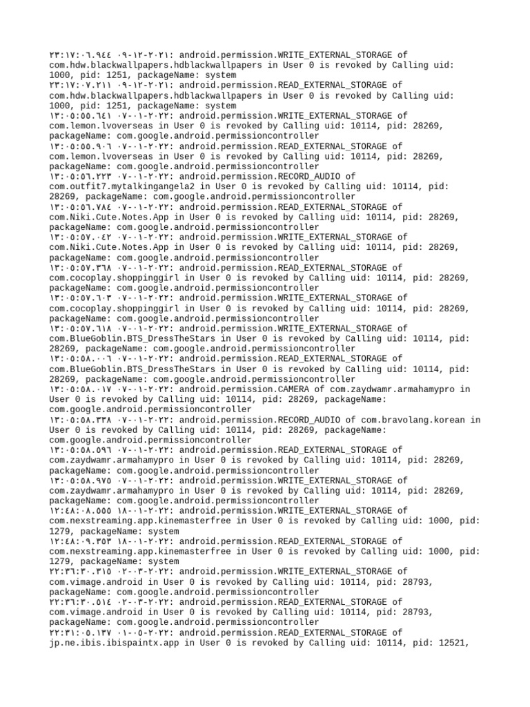 Perm Debug Info | PDF | Android (Operating System) | Personal Digital Assistant