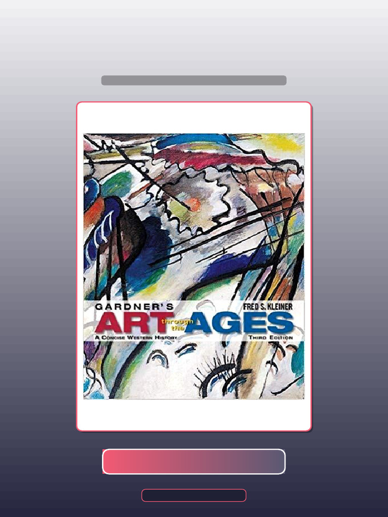 Answers For Gardners Art Through The Ages A Concise History of Western ...