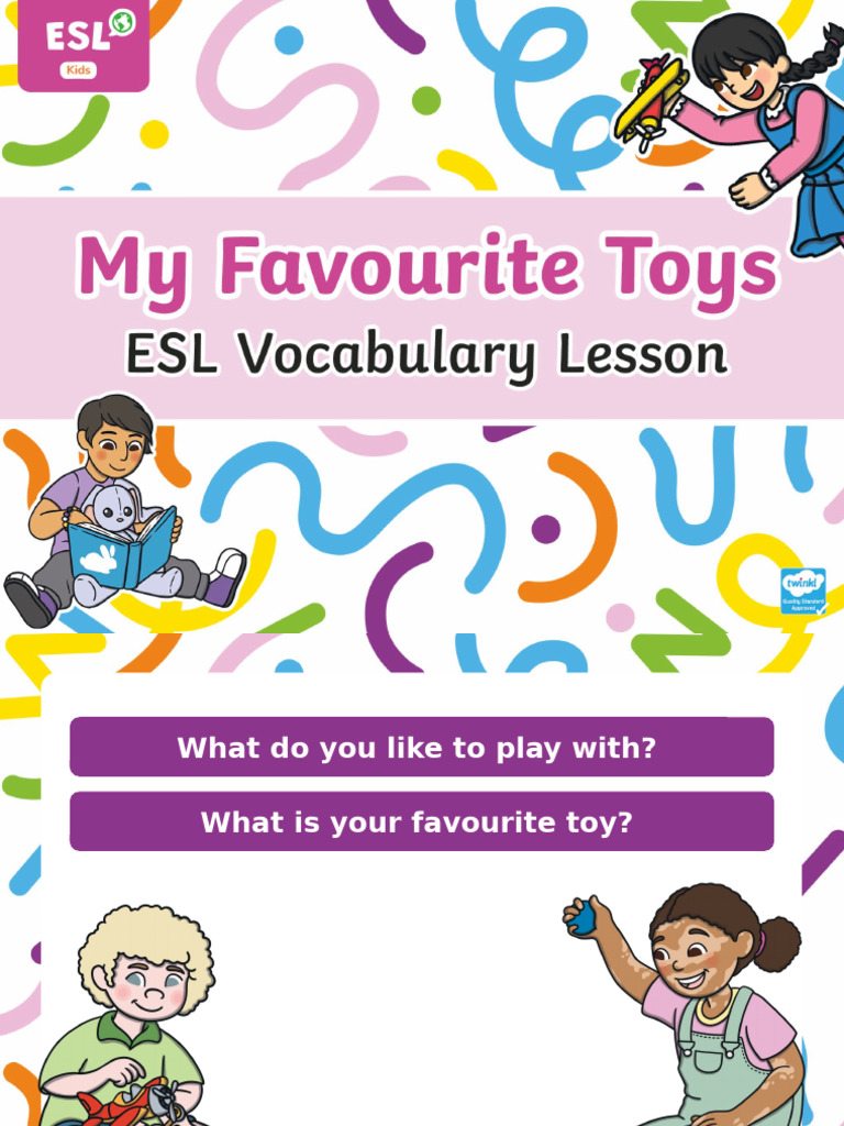 T 1740051199 Esl My Favourite Toys Lesson Kids Pre A1 Ver 1 | PDF