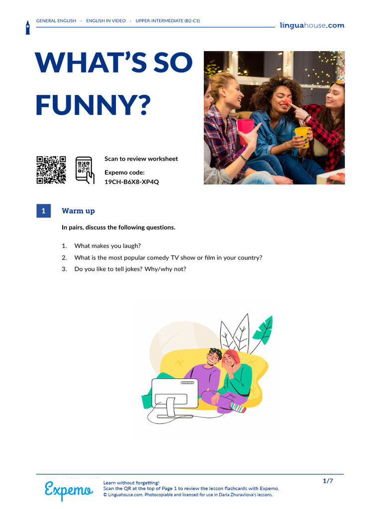 Understanding Comedy Vocabulary and Concepts | PDF | Jokes | Entertainment